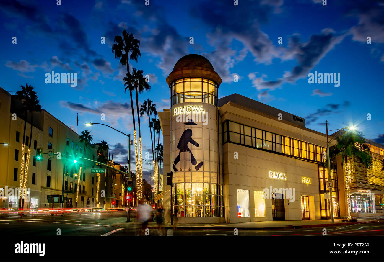 Rodeo Drive, Beverly Hills Stock Photo - Alamy