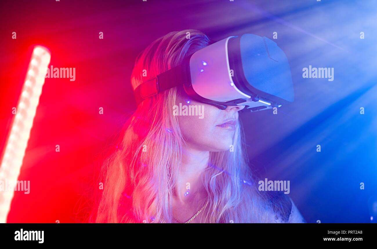 Red light face laser hi-res stock photography and images - Alamy