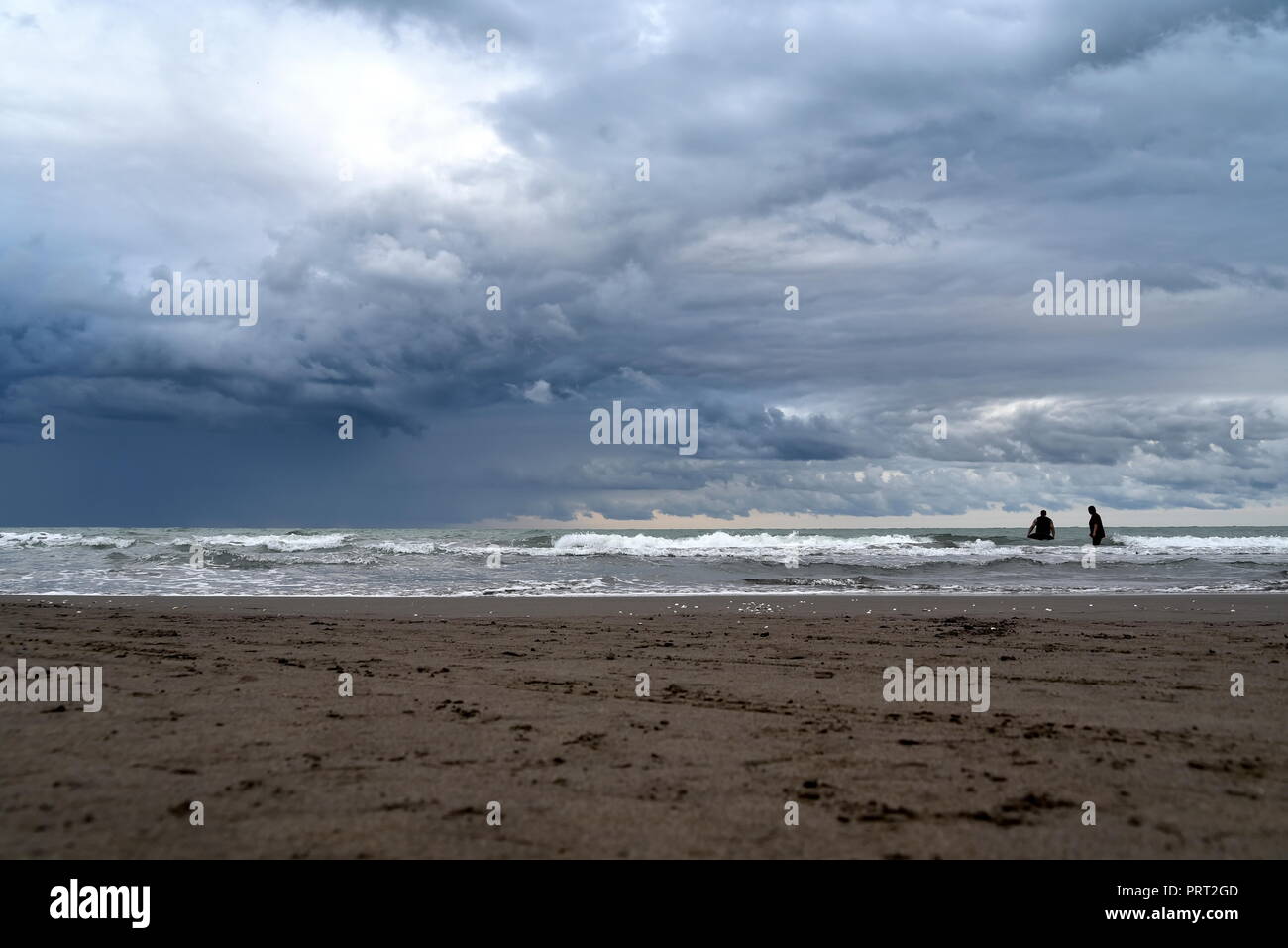 Ziba kenar beach, Caspian sea, Rasht, Gilan Province, Iran Stock Photo ...