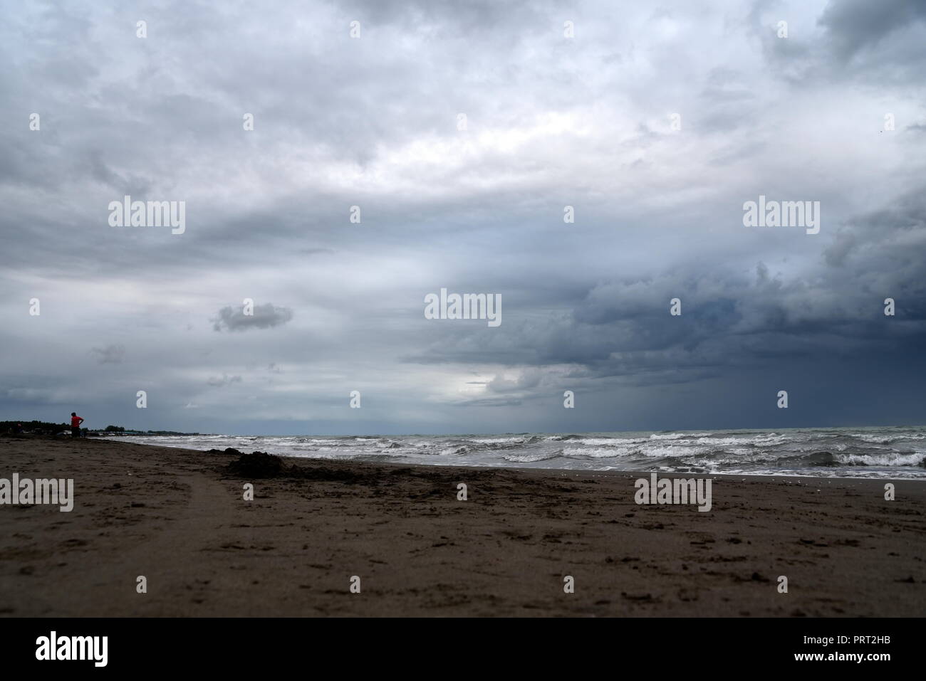Ziba kenar beach, Caspian sea, Rasht, Gilan Province, Iran Stock Photo ...