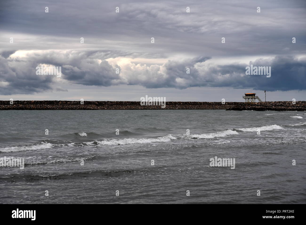 Ziba kenar beach, Caspian sea, Rasht, Gilan Province, Iran Stock Photo ...