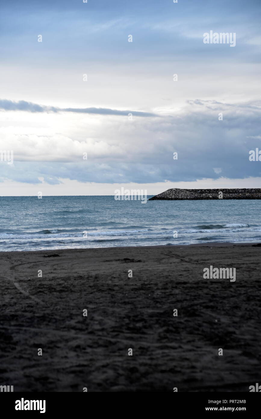 Ziba kenar beach, Caspian sea, Rasht, Gilan Province, Iran Stock Photo ...