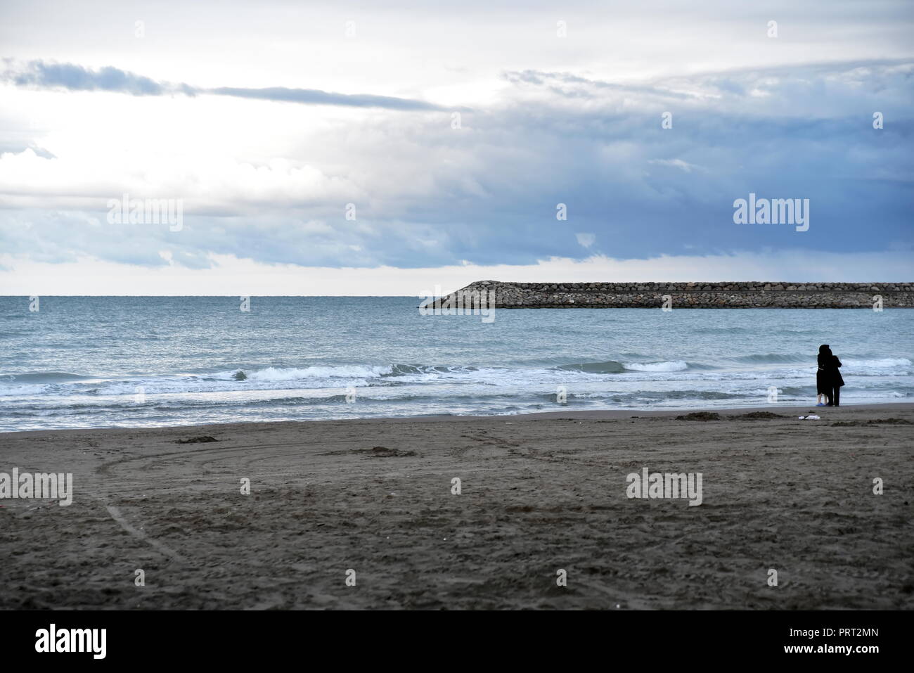 Ziba kenar beach, Caspian sea, Rasht, Gilan Province, Iran Stock Photo ...