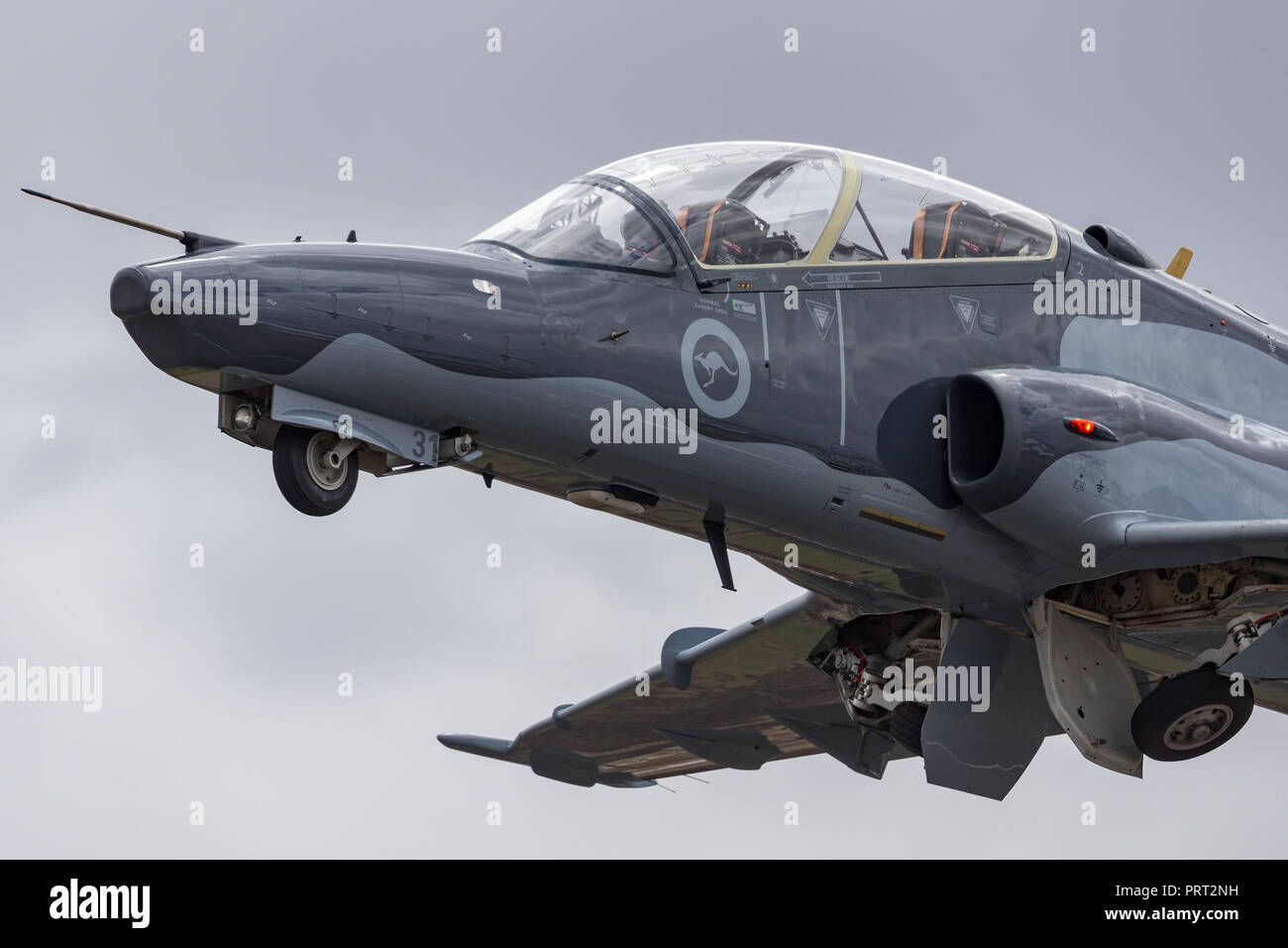 Royal Australian Air Force (RAAF) BAE Hawk 127 lead in fighter trainer aircraft A27-31 Stock ...
