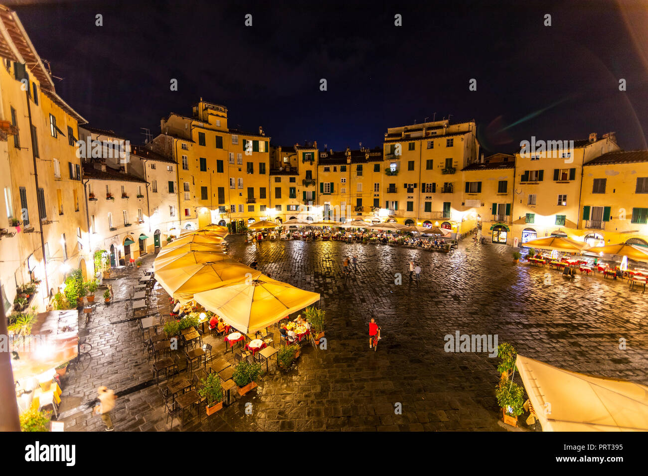 Packed with cafes, bars and restaurants the Lucca Anfiteatro medieval ...