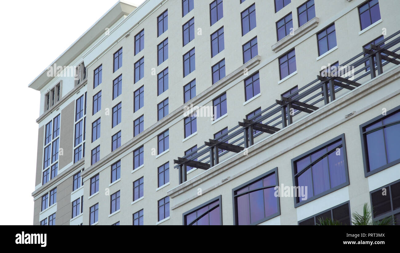 Exterior typical establishing shot stock photo of generic building ...