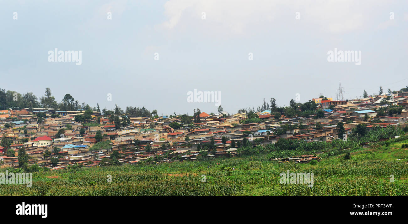 Neighborhoods in Kigali, Rwanda Stock Photo - Alamy