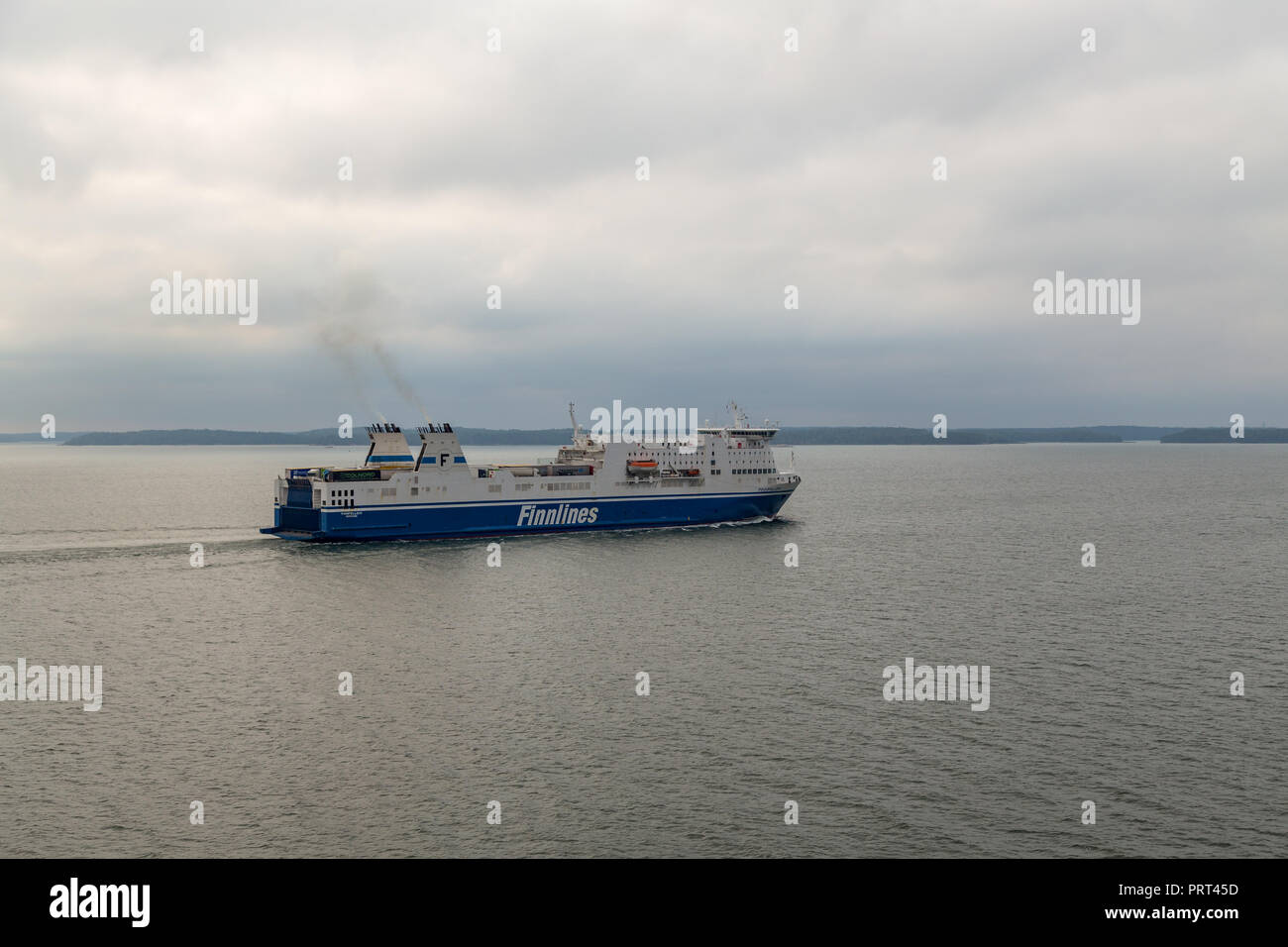 Editorial 08.09.2018 Turku Finland, MS Finnfellow of Finnlines in the ...