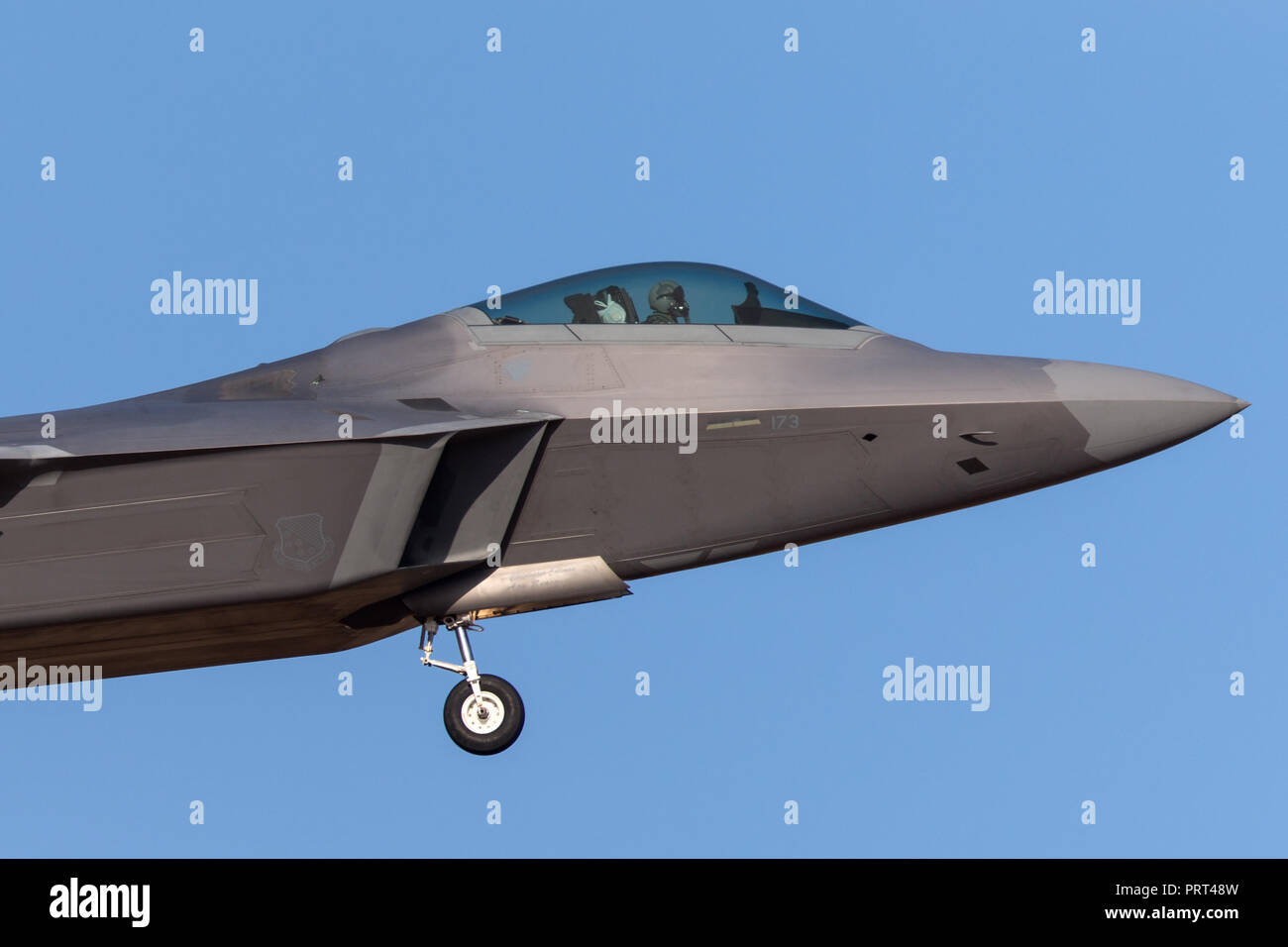 United States Air Force (USAF) Lockheed Martin F-22A Raptor fifth ...