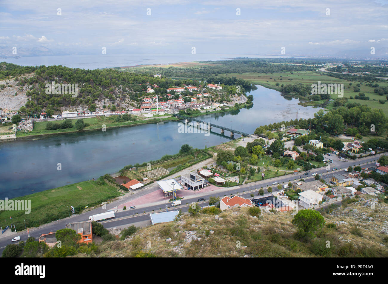 The northern Albania`s city Shkoder (Shkodra or Skadar) is one of the ...