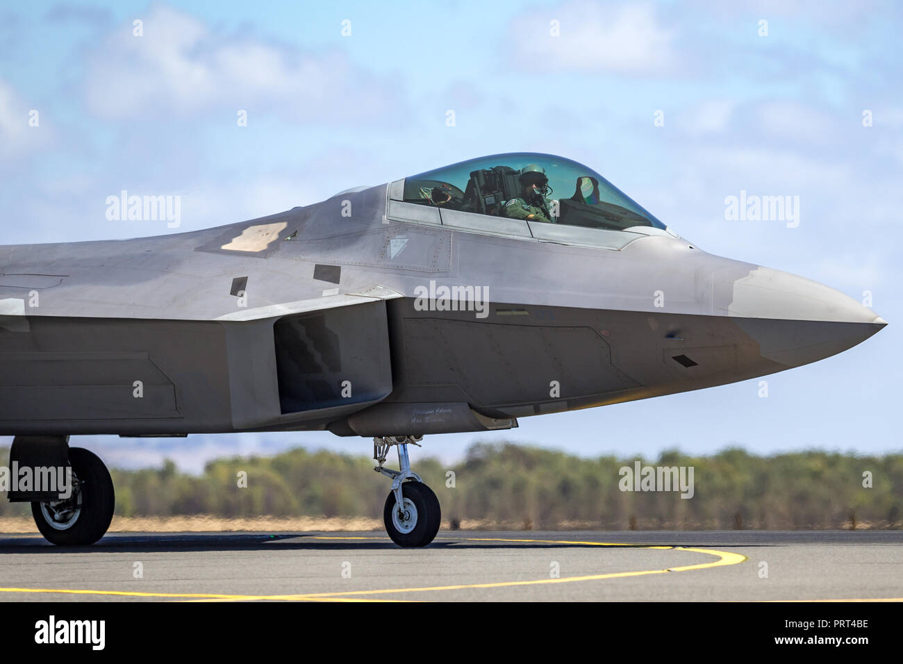 United States Air Force (USAF) Lockheed Martin F-22A Raptor fifth ...