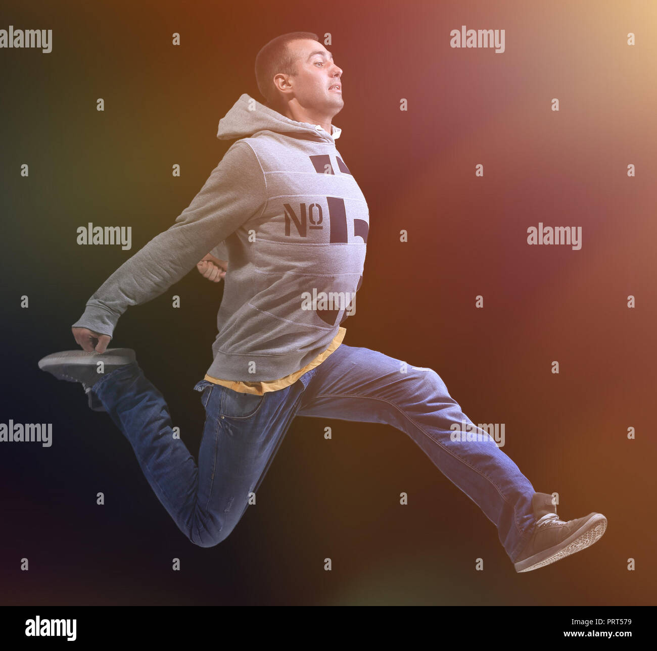 Portrait white man runs hi-res stock photography and images - Alamy