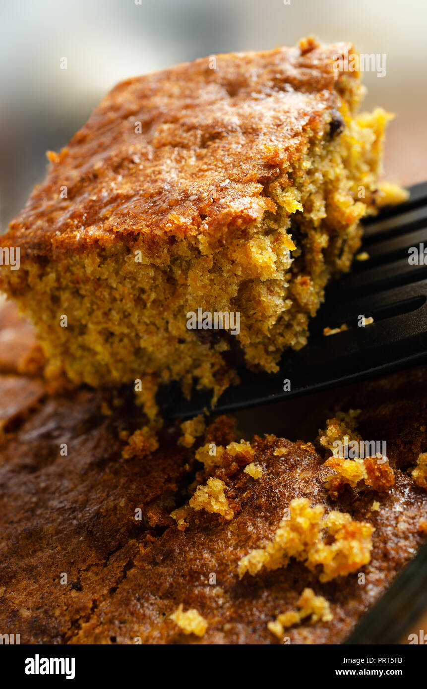 Slice of cake with slice cut out of it hi-res stock photography and ...