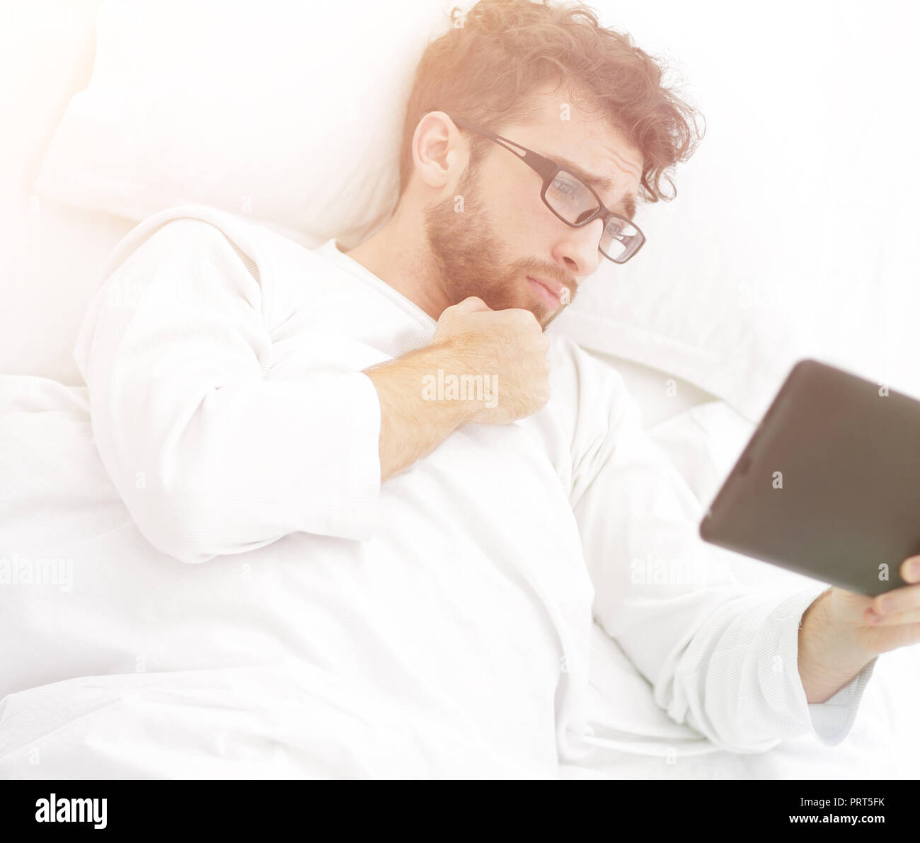 background image . modern man with digital tablet Stock Photo - Alamy