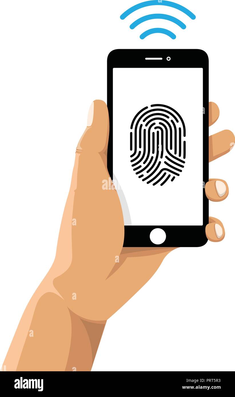 Man on cellphone woman Stock Vector Images - Alamy