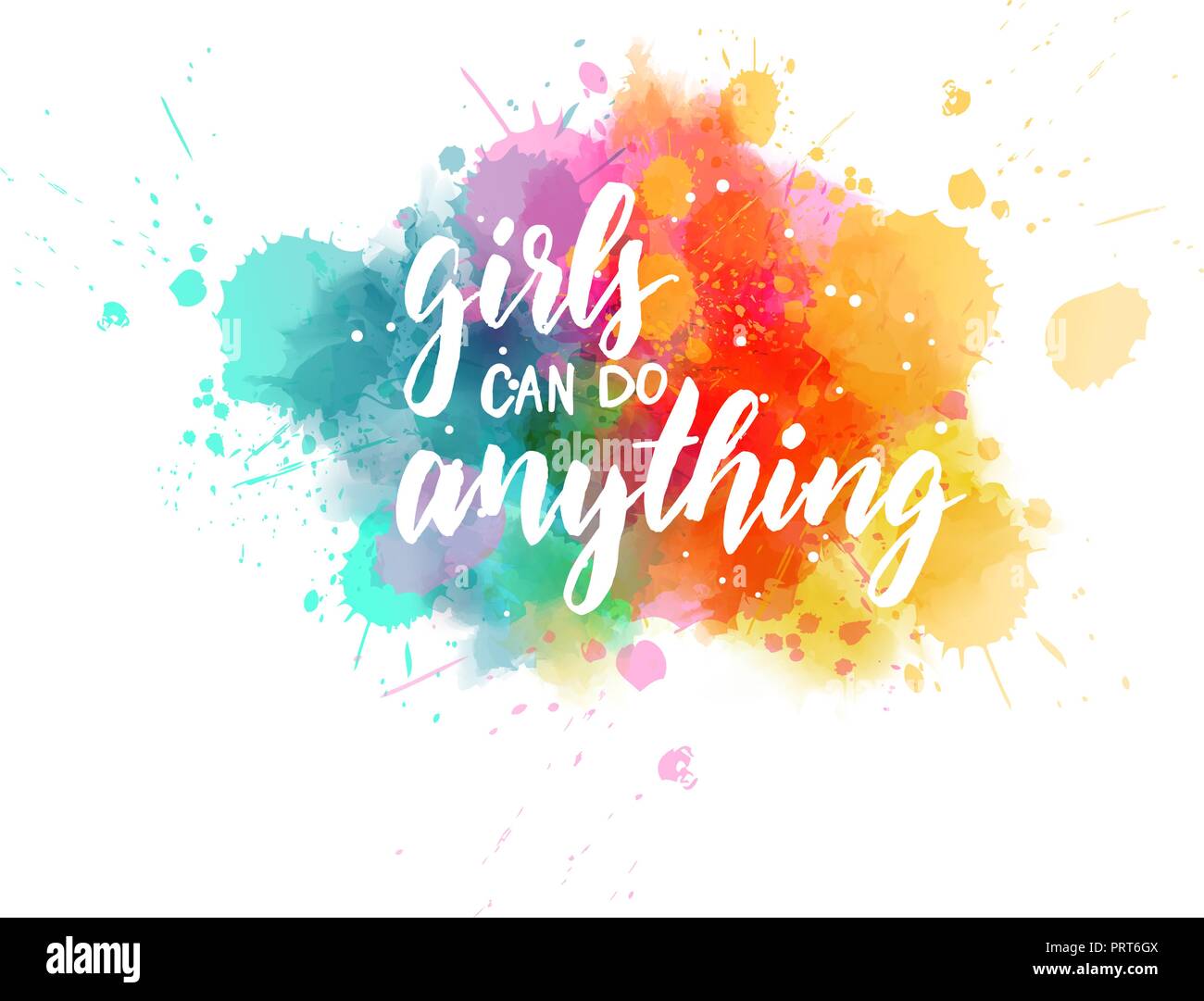 Girls typography hi-res stock photography and images - Alamy