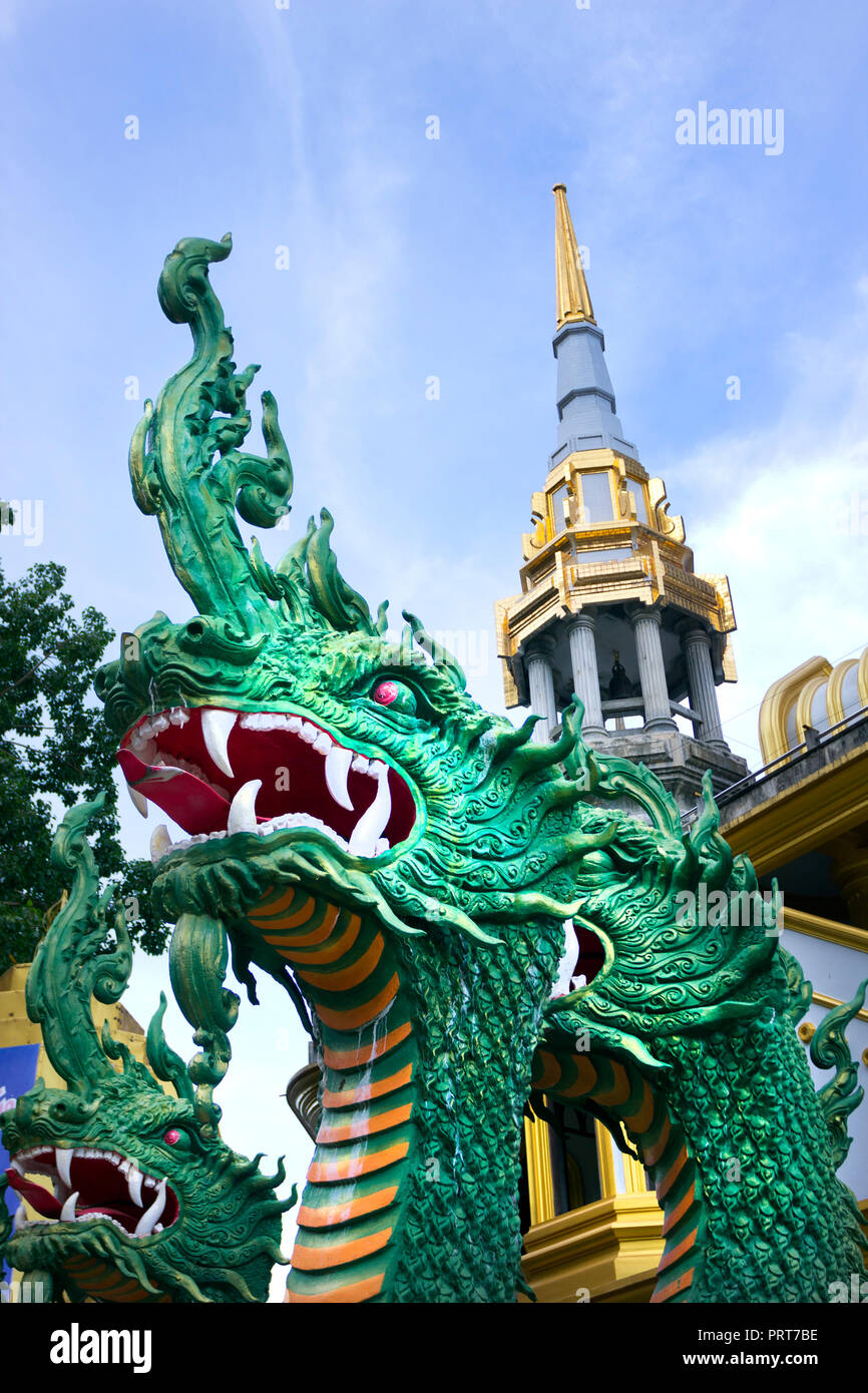 Buddhist shrine. Wat Tham Seua (Tiger Cave), Krabi, Thailand Stock ...