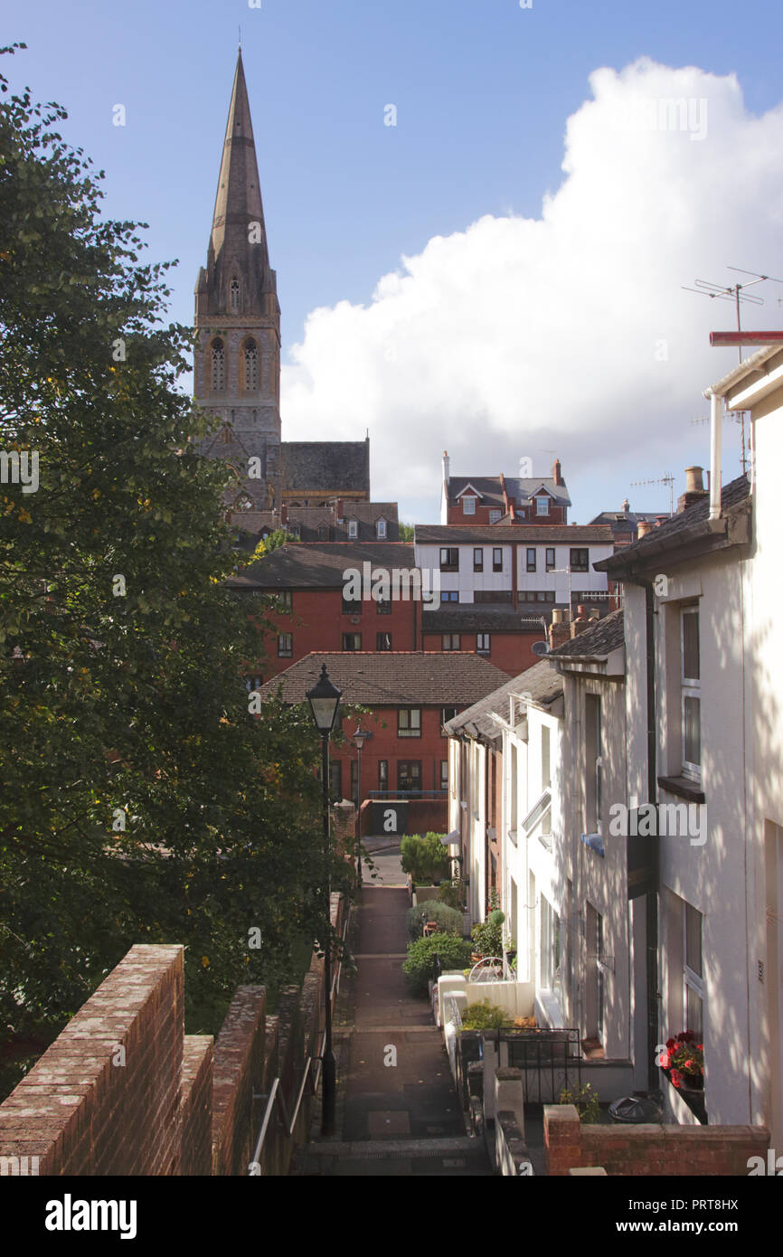 Napier Terrace Exeter Devon UK Stock Photo - Alamy