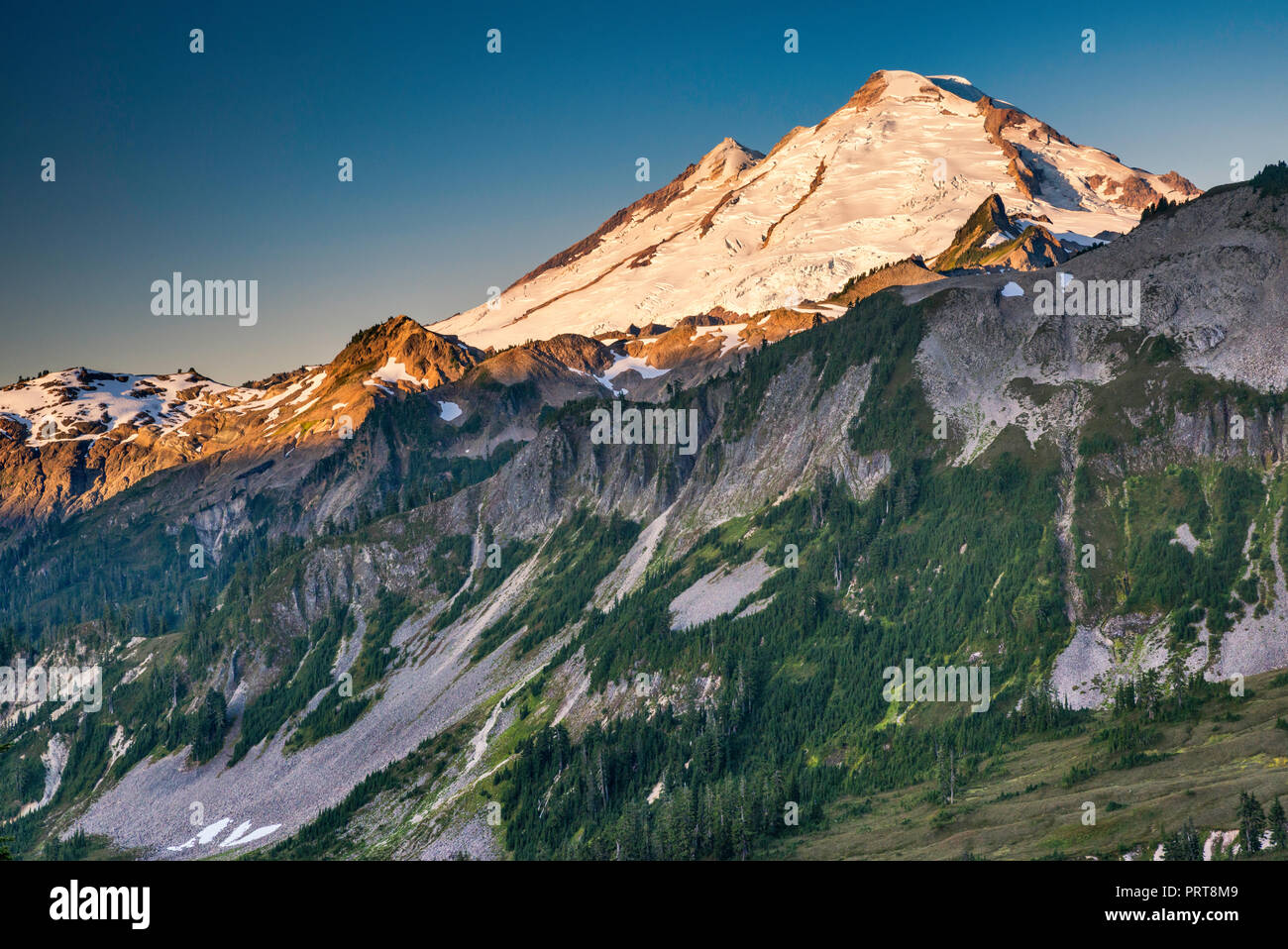 Mount baker snoqualmie national forest washington hi-res stock ...