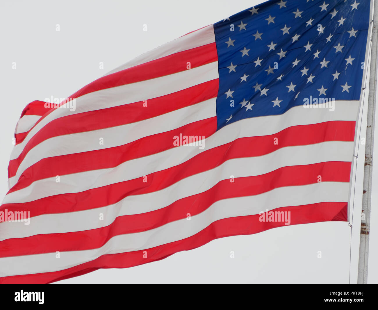 American flag waving slow motion hi-res stock photography and images ...