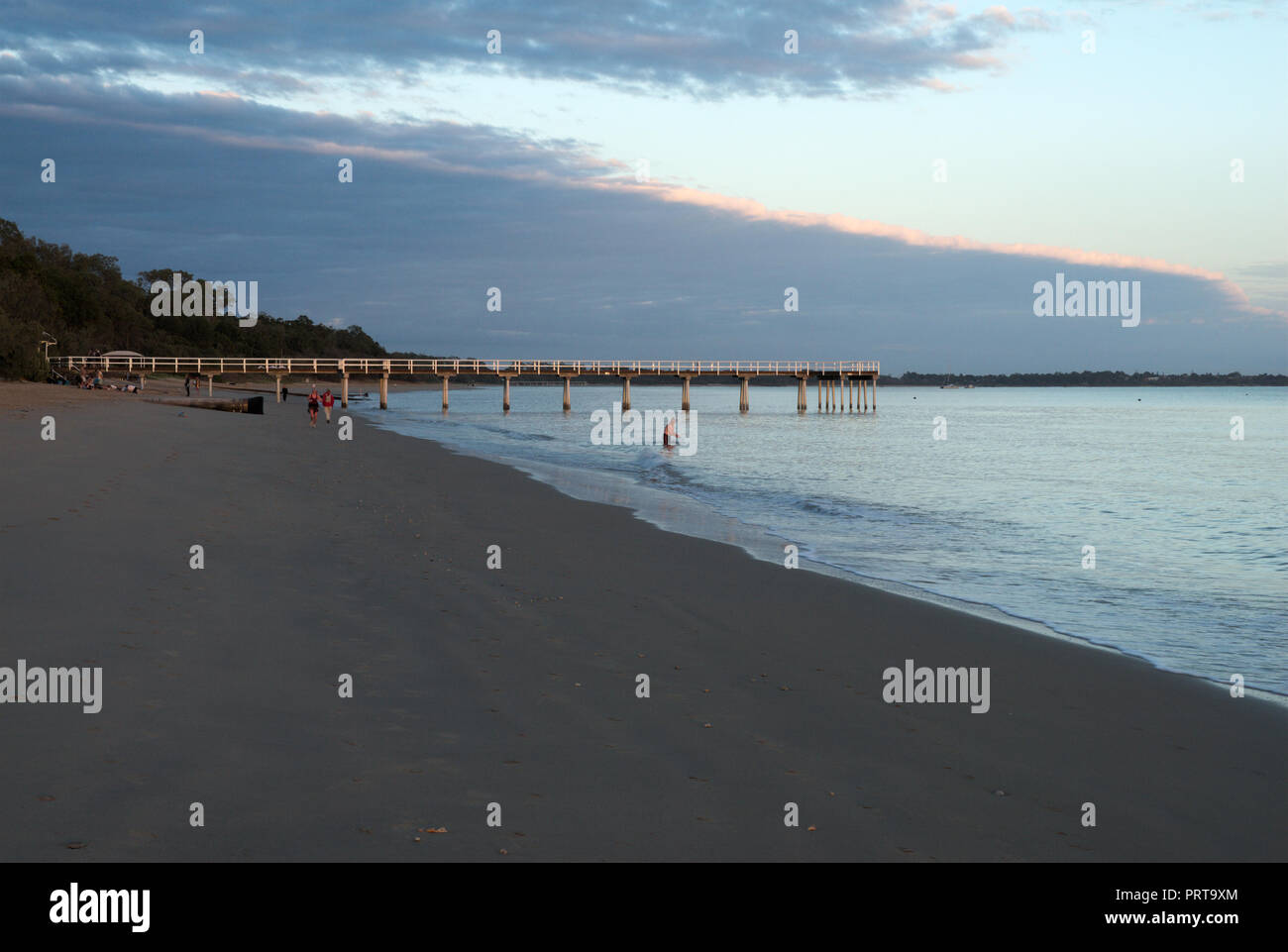 Morning on the beach hi-res stock photography and images - Alamy