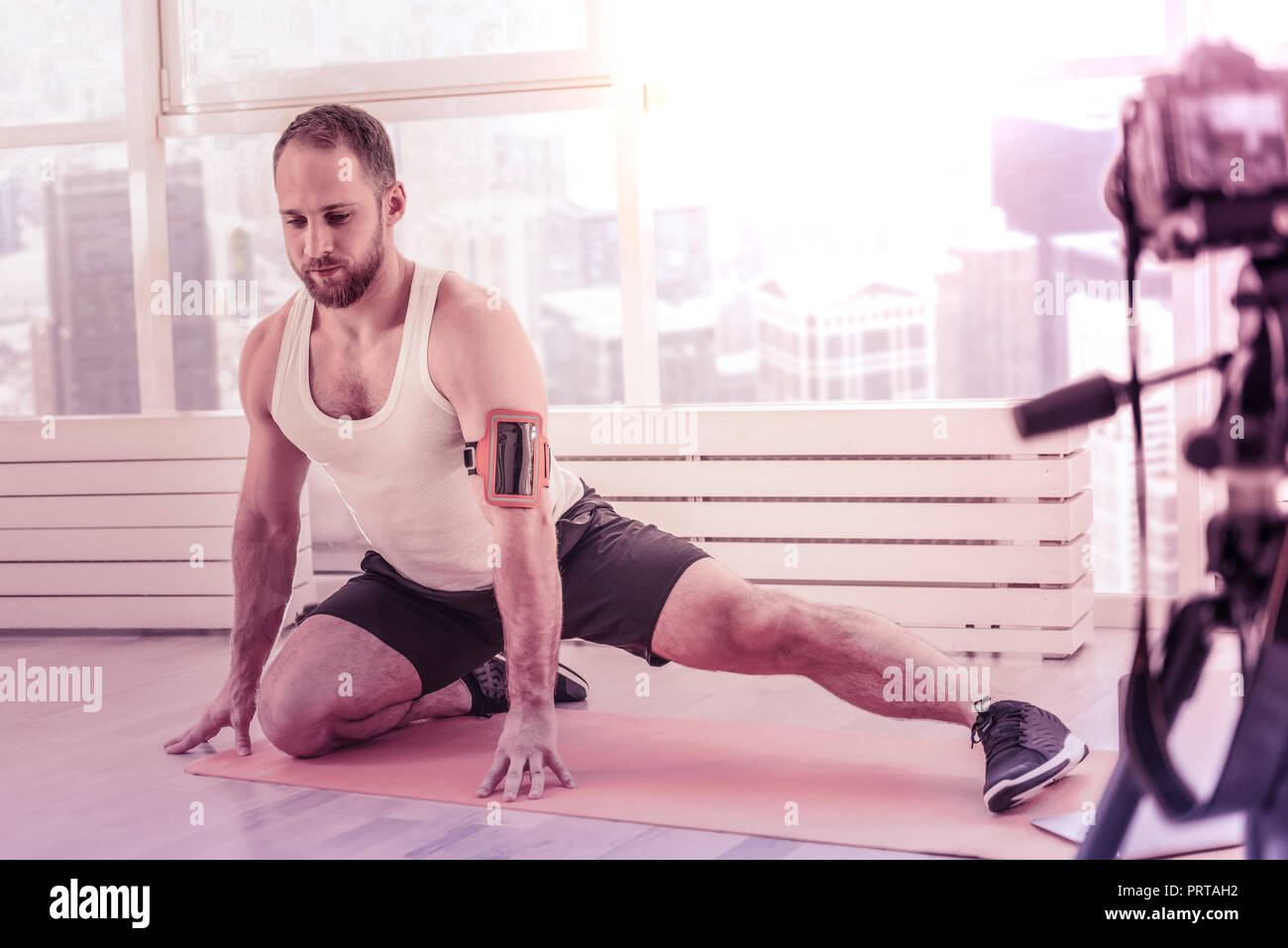 Focused on training hi-res stock photography and images - Alamy