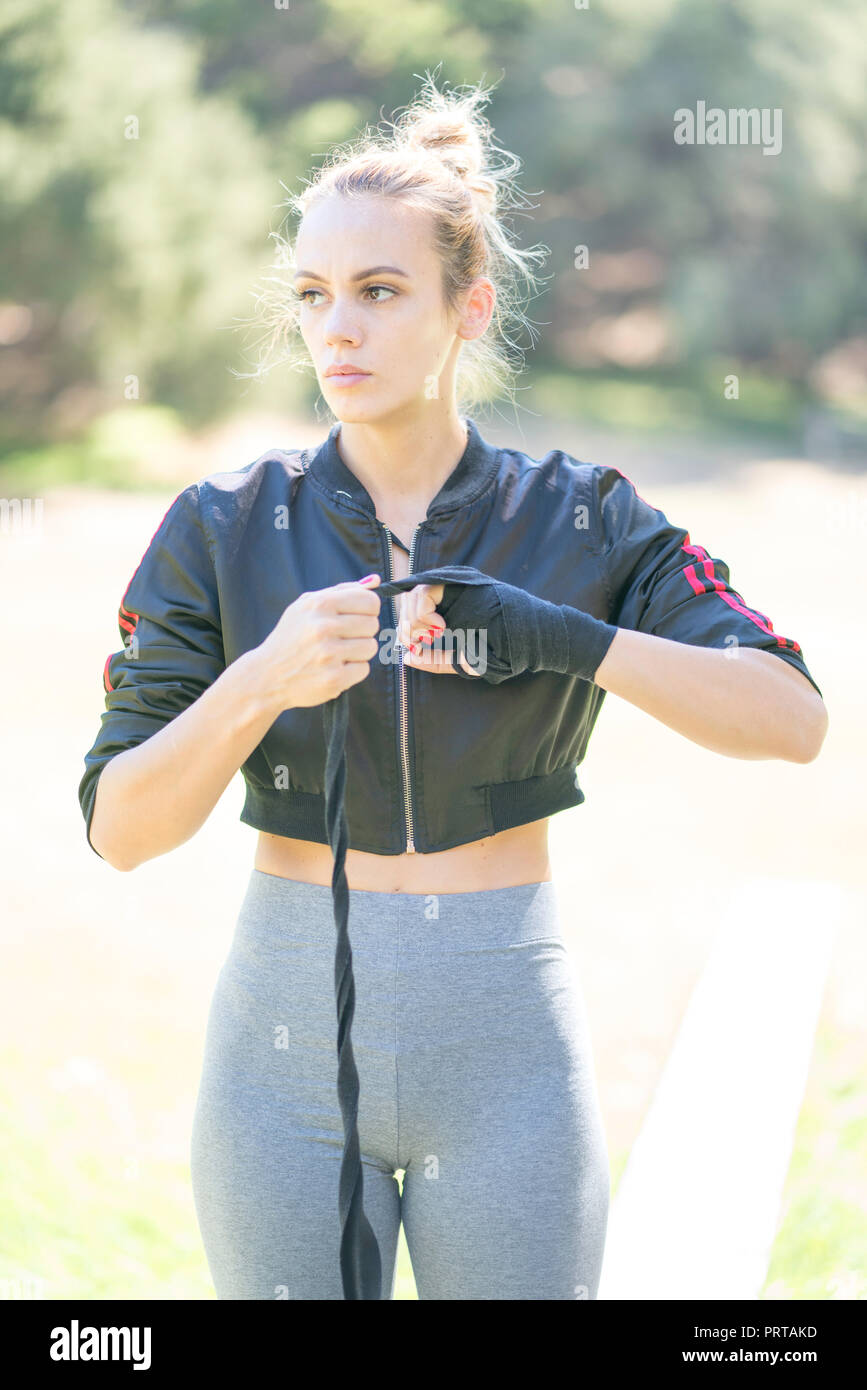 Mma Fighter Female High Resolution Stock Photography and Images - Alamy