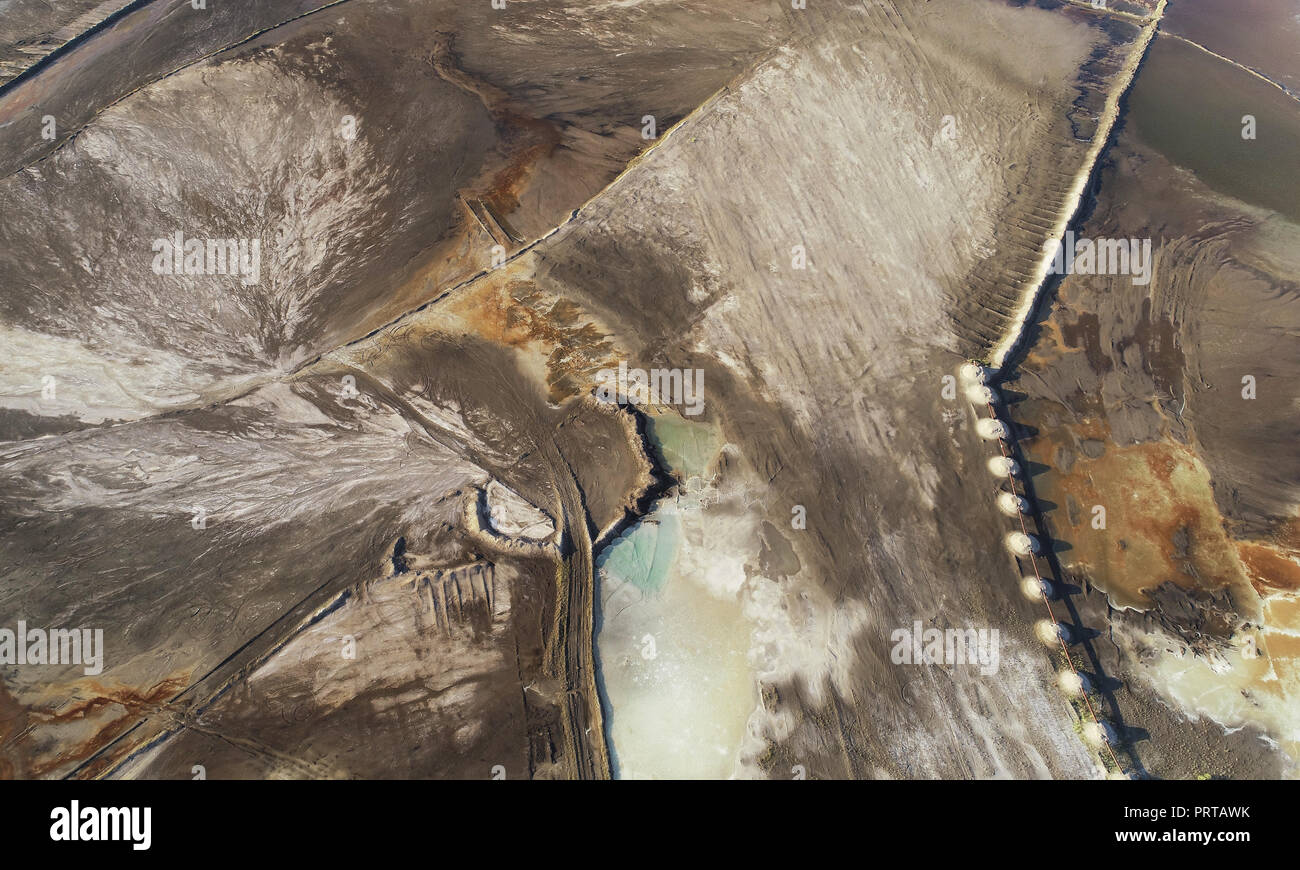 Aerial landscape from the drone Stock Photo - Alamy