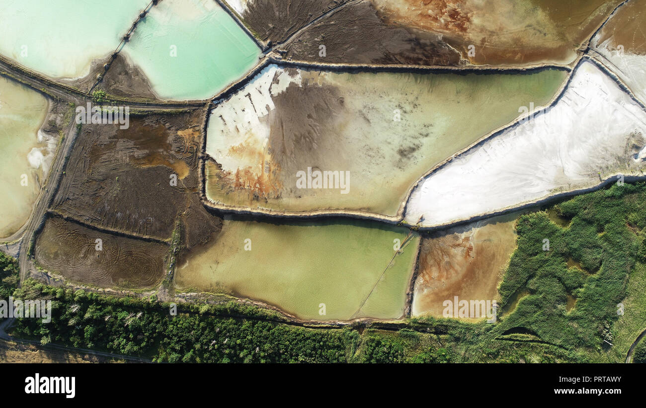 Aerial landscape from the drone Stock Photo - Alamy