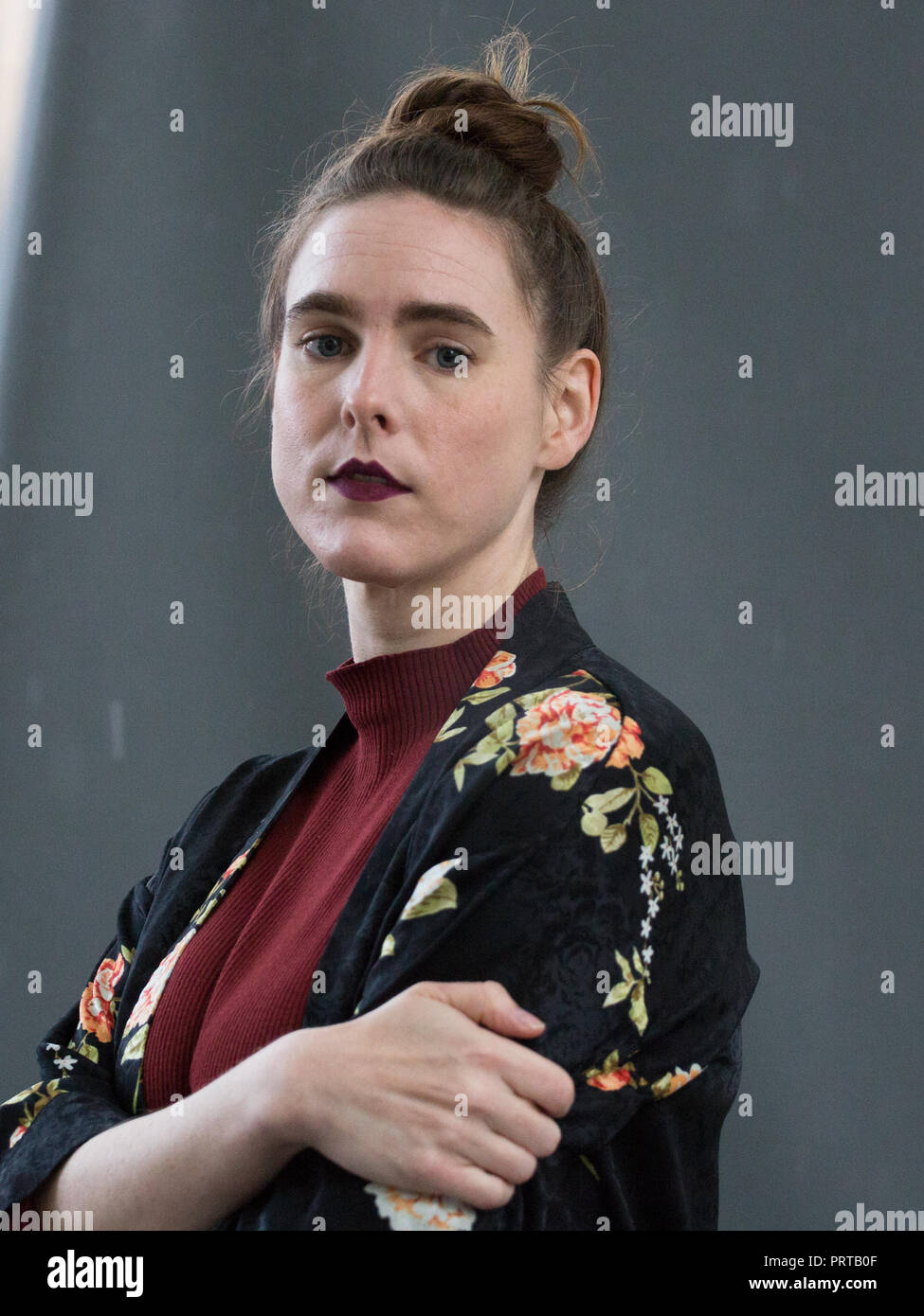 Helen McClory, British novelist, gave a talk Edinburgh international ...