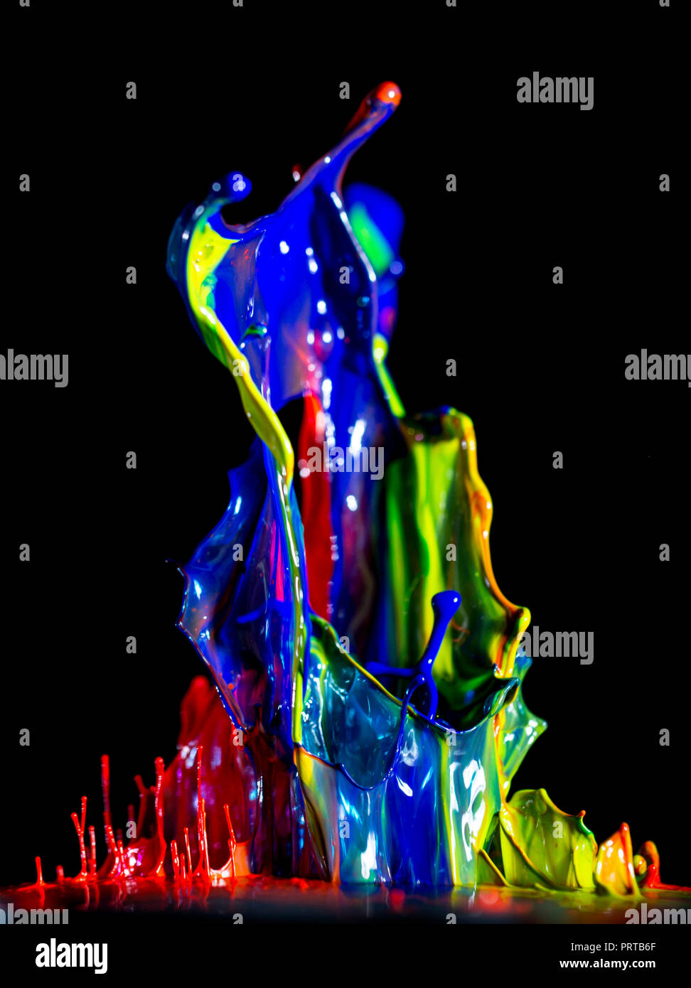Colorful paint splash hi-res stock photography and images - Alamy