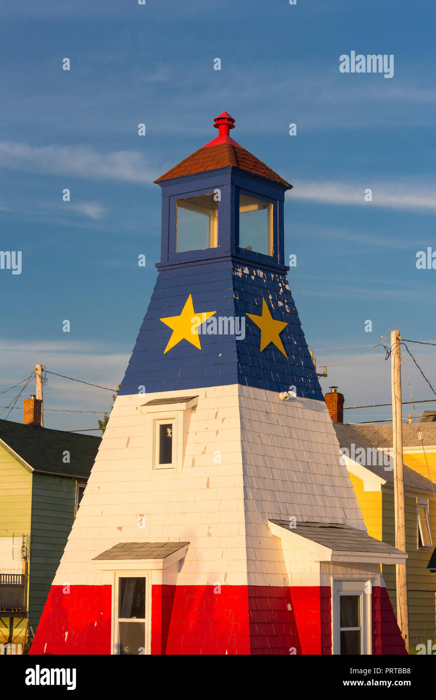 CHETICAMP, NOVA SCOTIA, CANADA - Lighthouse in Cheticamp harbor, on ...