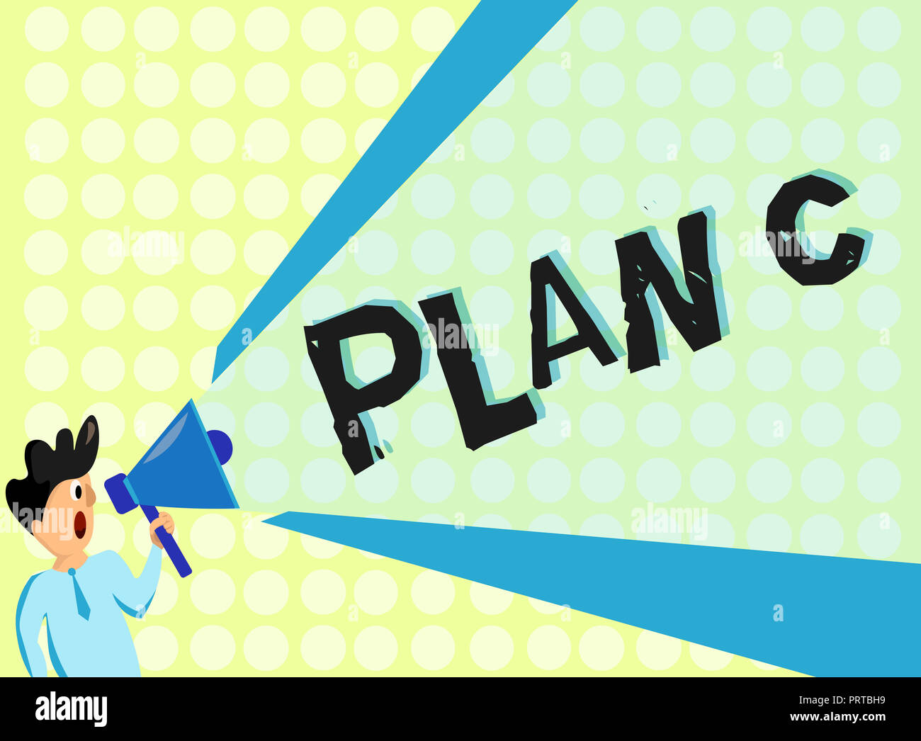 Handwriting text Plan C. Concept meaning ones last Backup strategy ...