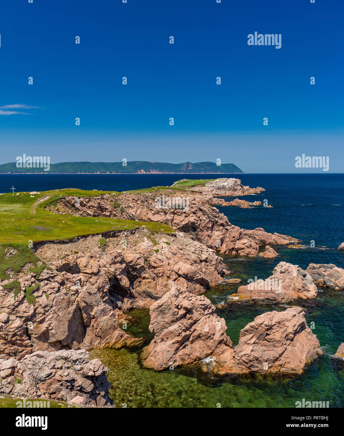 WHITE POINT, CAPE BRETON, NOVA SCOTIA, CANADA - Landscape of coast ...