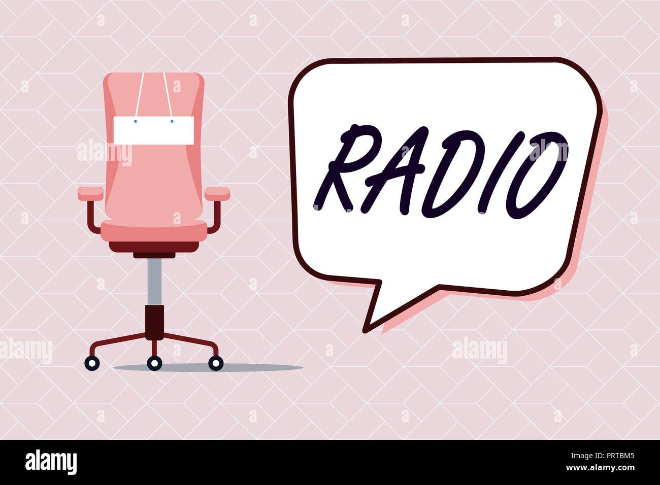 Conceptual hand writing showing Radio. Business photo text transmission ...