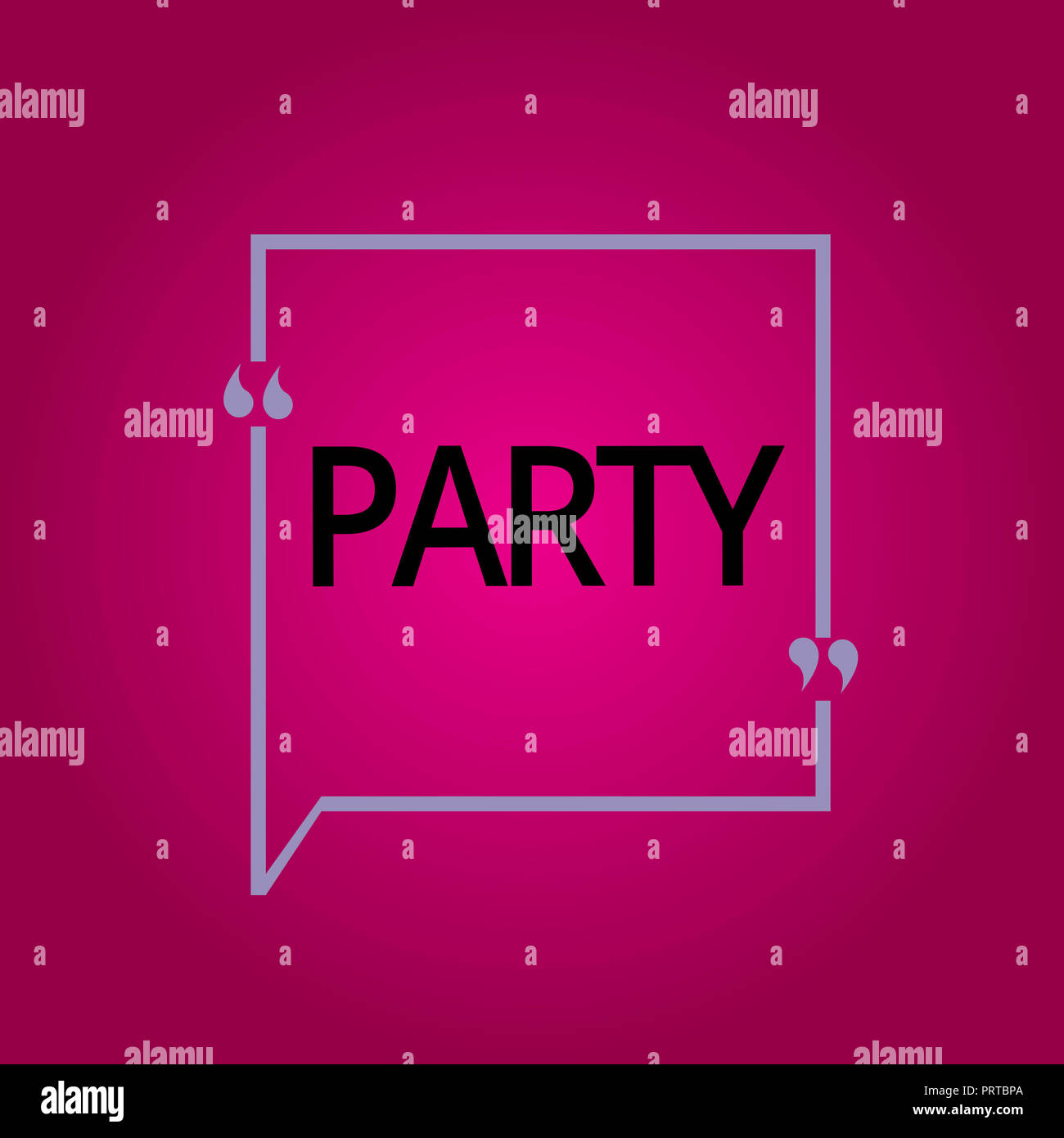 Handwriting text writing Party. Concept meaning social gathering ...