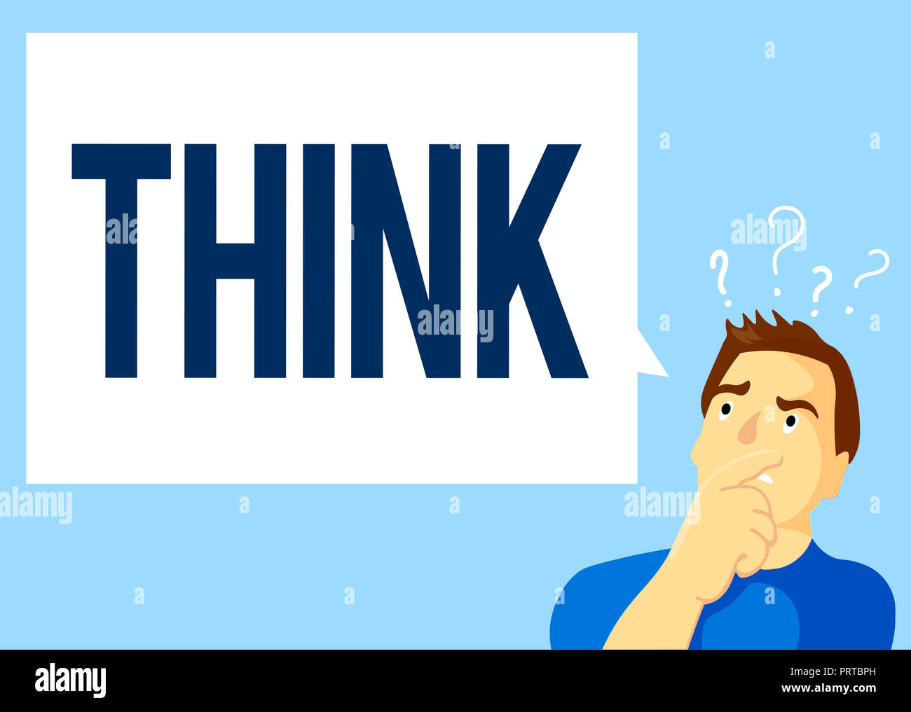 Conceptual hand writing showing Think. Business photo text direct ones ...