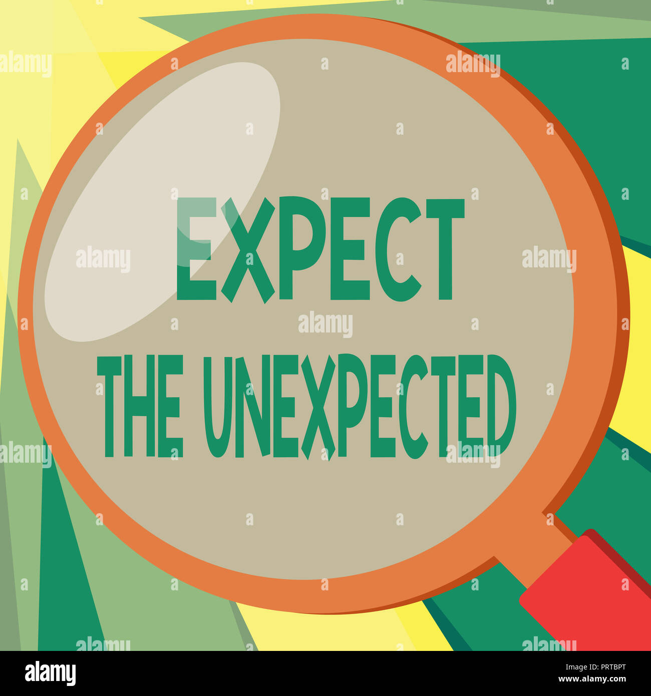 Conceptual hand writing showing Expect The Unexpected. Business photo ...