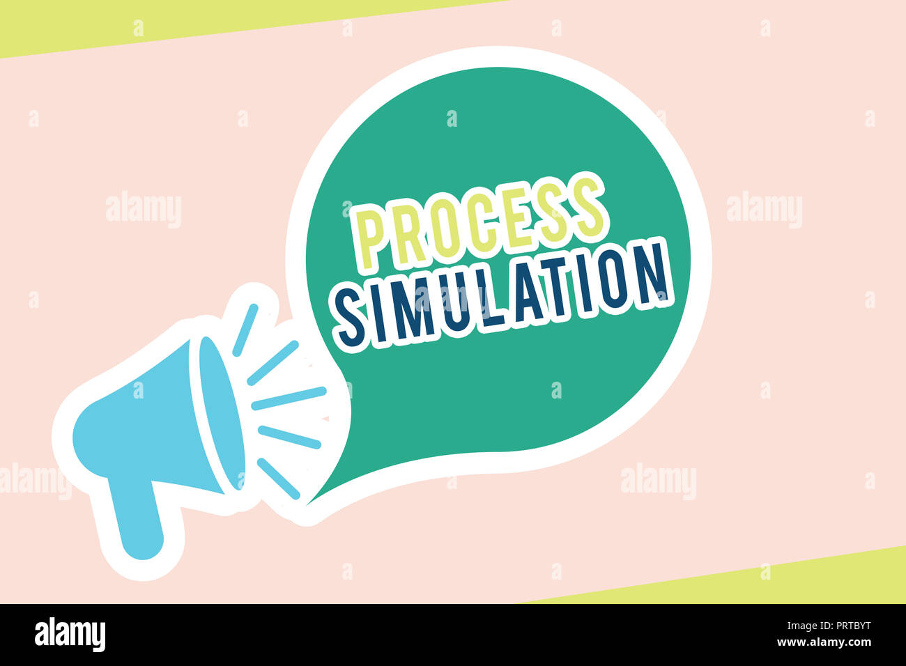 Word writing text Process Simulation. Business concept for Technical ...