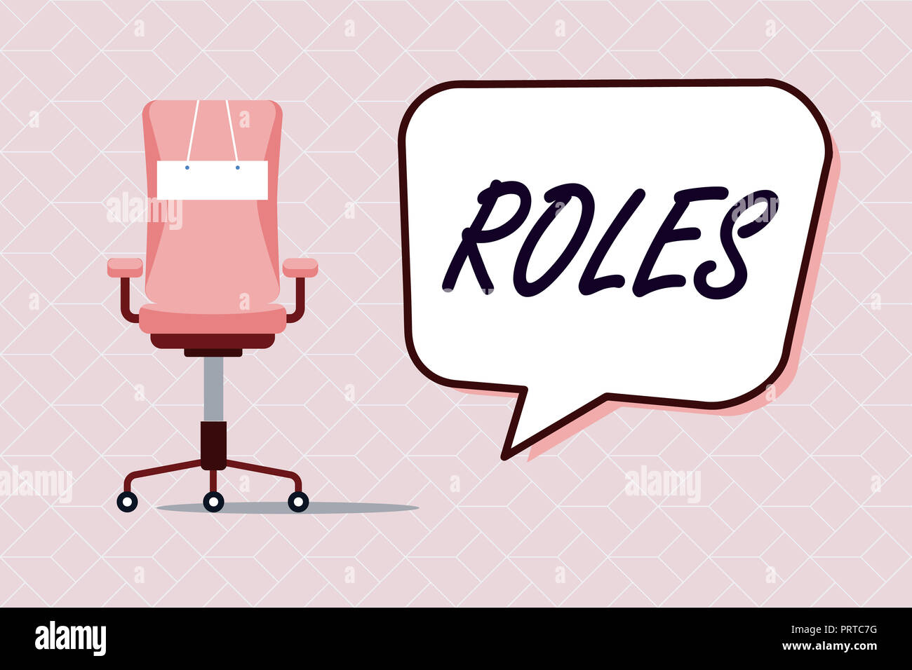 Conceptual hand writing showing Roles. Business photo text part played ...