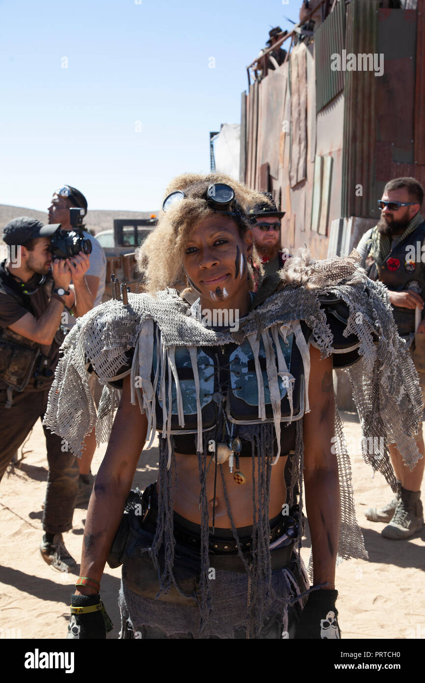 Edwards, CA/USA - September 2018: The annual Wasteland Weekend post ...