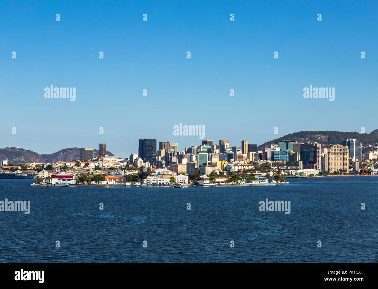 The city of Rio de Janeiro, Brazil, seen inside a boat, Rio de Janeiro ...