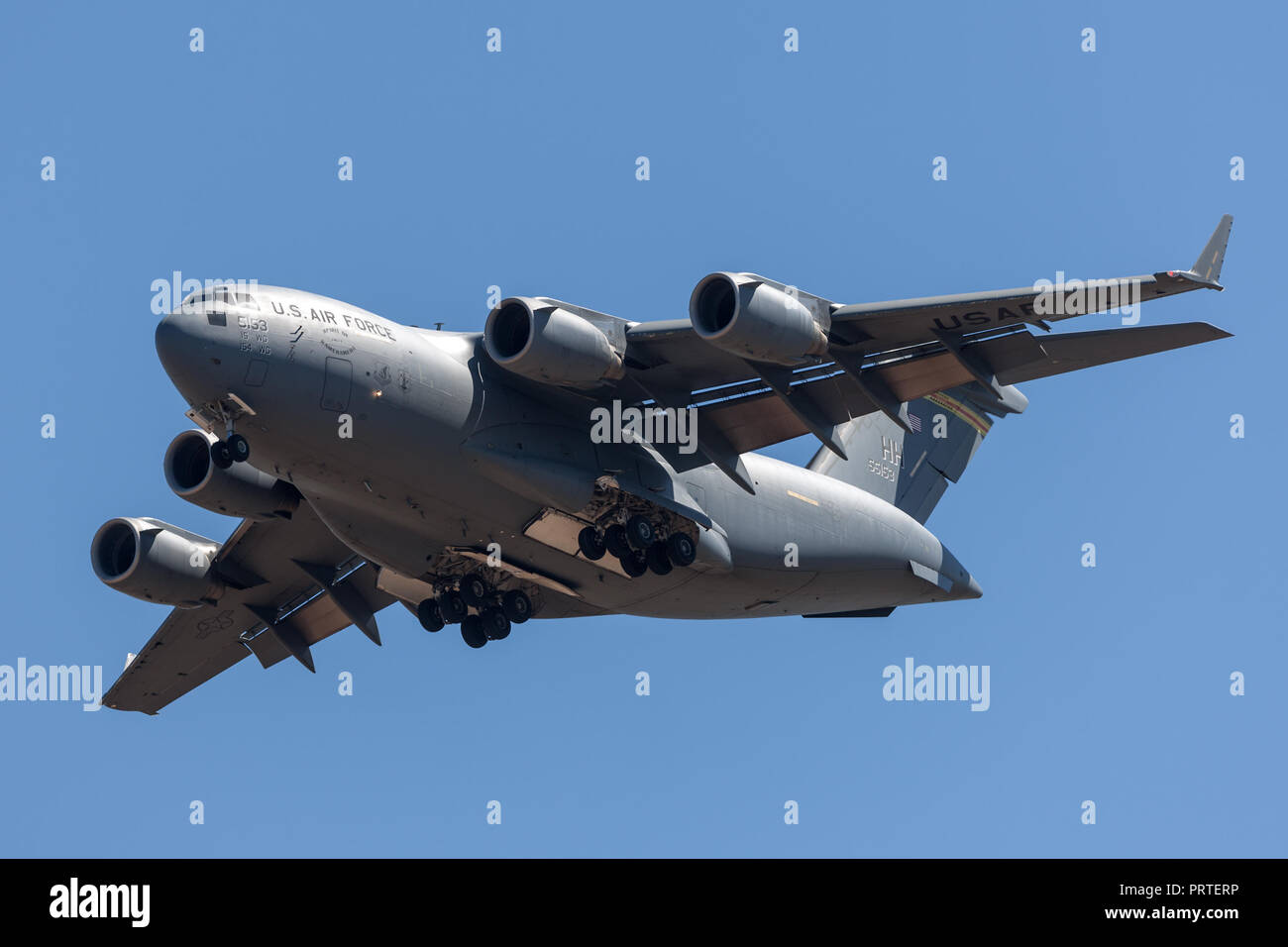 United States Air Force (USAF) Boeing C-17A Globemaster III military ...