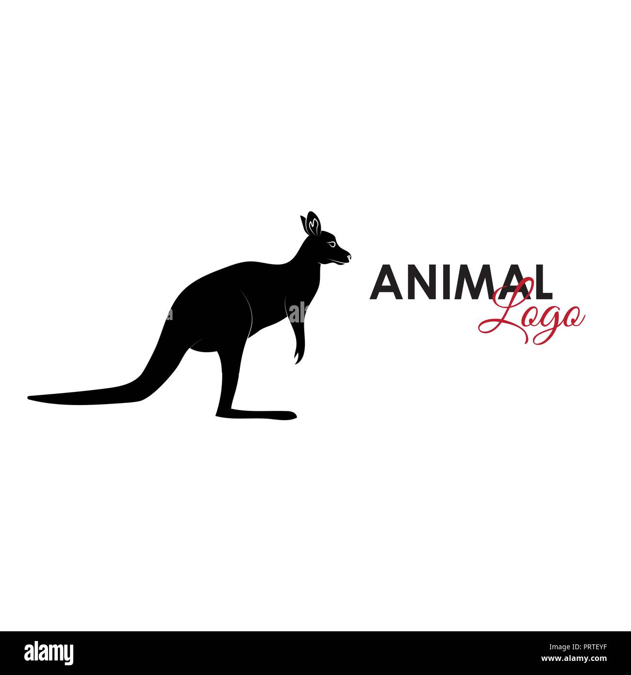 Kangaroo icon logo symbol vector illustration Stock Vector Image & Art ...