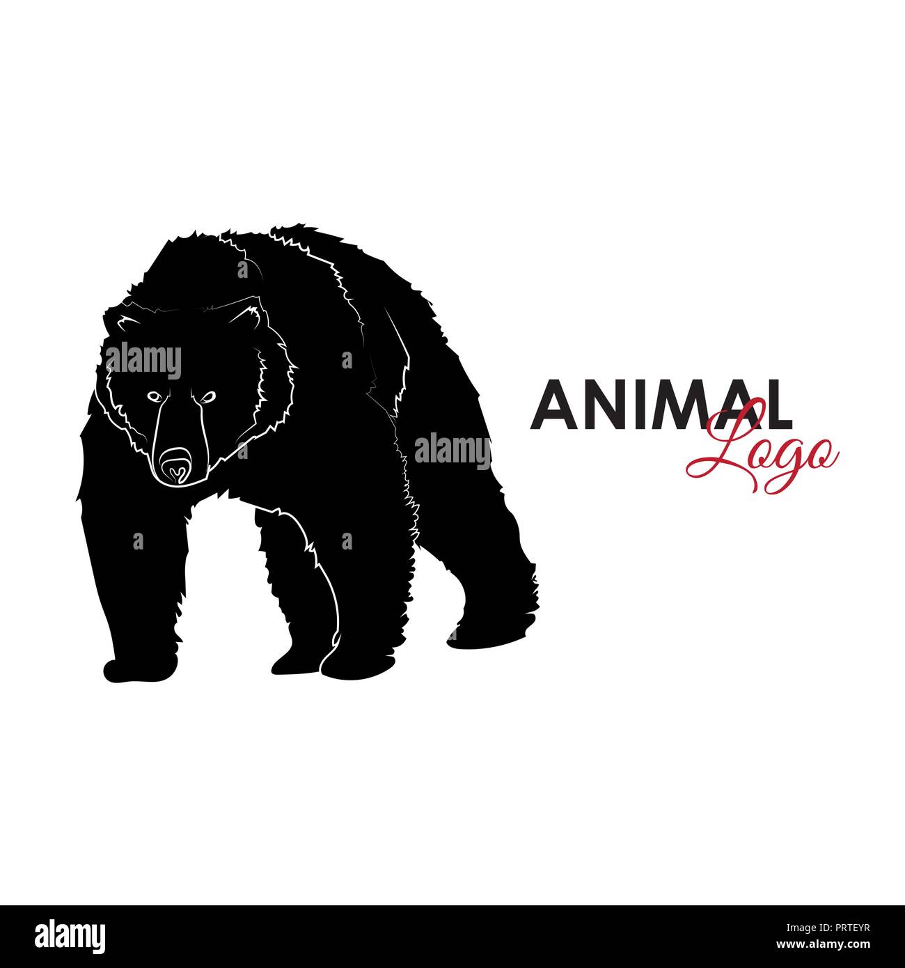 Grizzly logo symbol Cut Out Stock Images & Pictures - Alamy