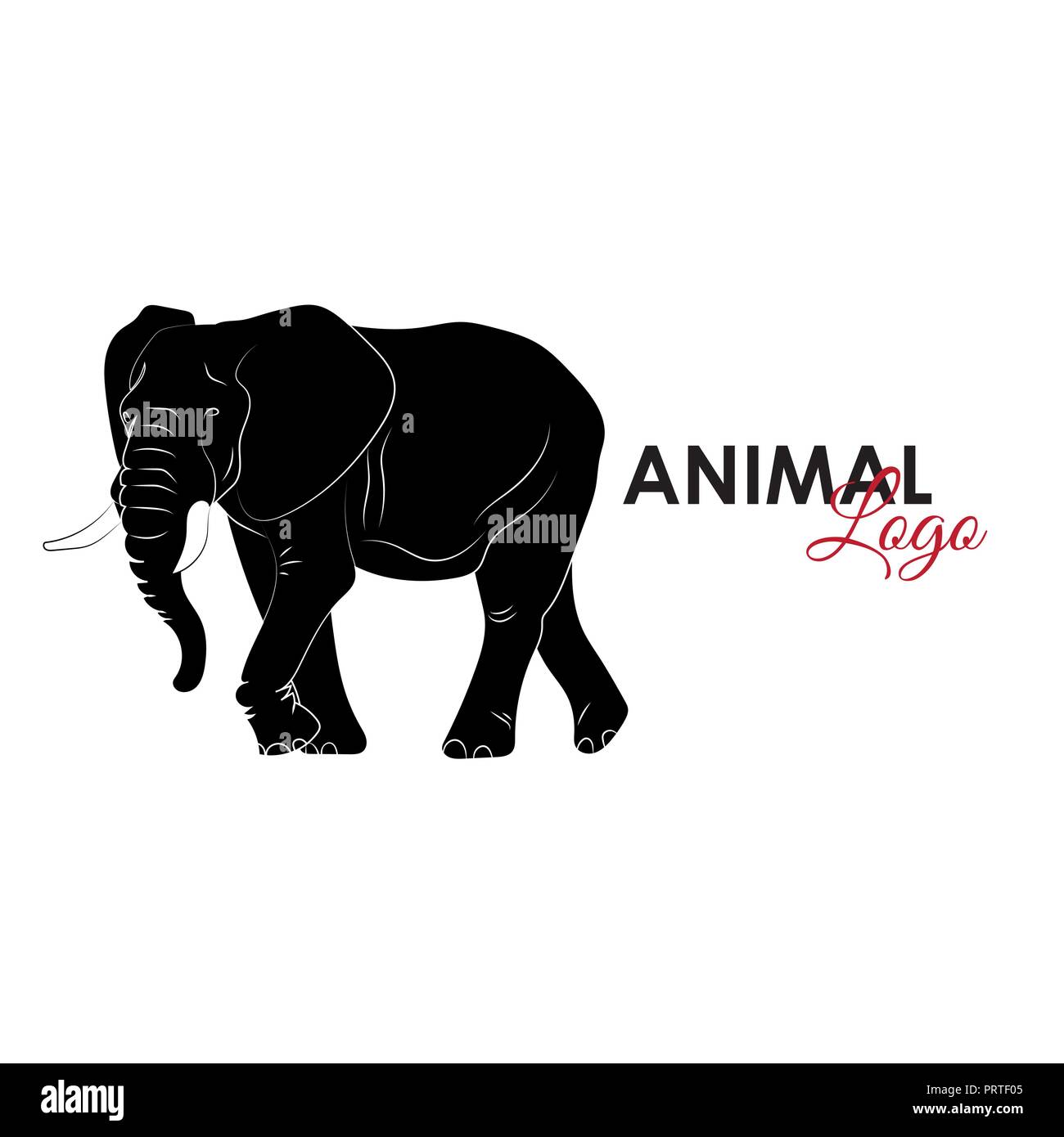 Elephant icon logo symbol vector illustration Stock Vector Image & Art ...