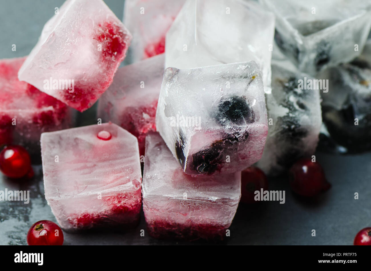 Frozen berries cubes hi-res stock photography and images - Alamy