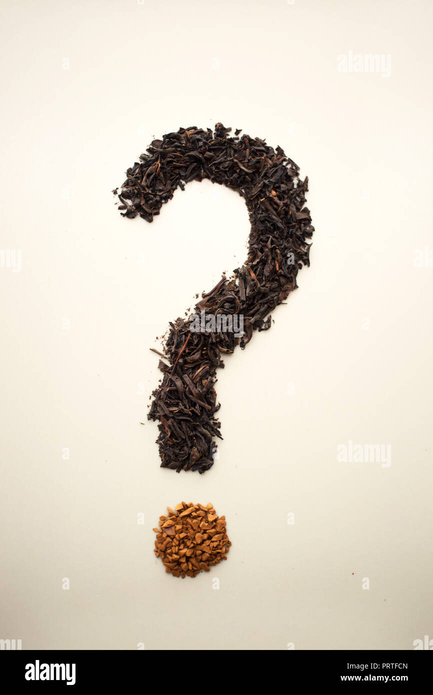 Coffee question mark hi-res stock photography and images - Alamy