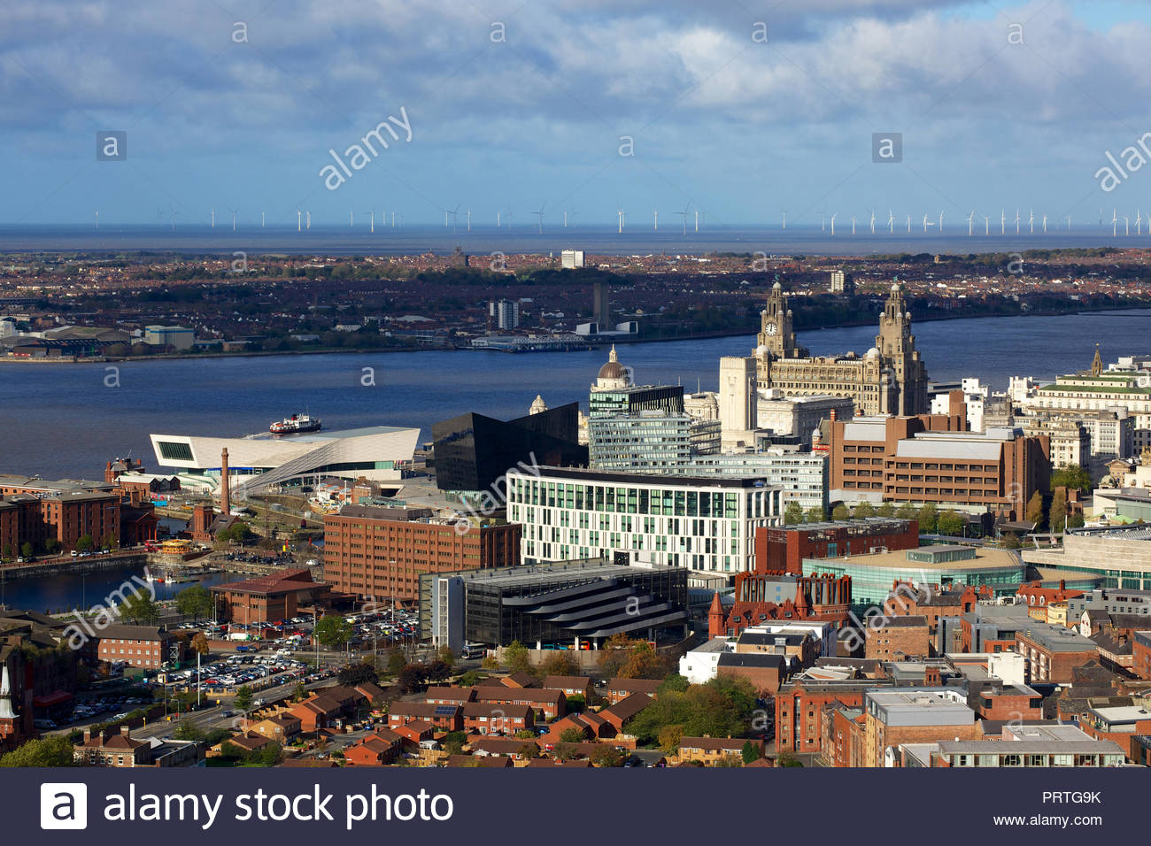 Liverpool City Aerial Stock Photos & Liverpool City Aerial Stock Images ...