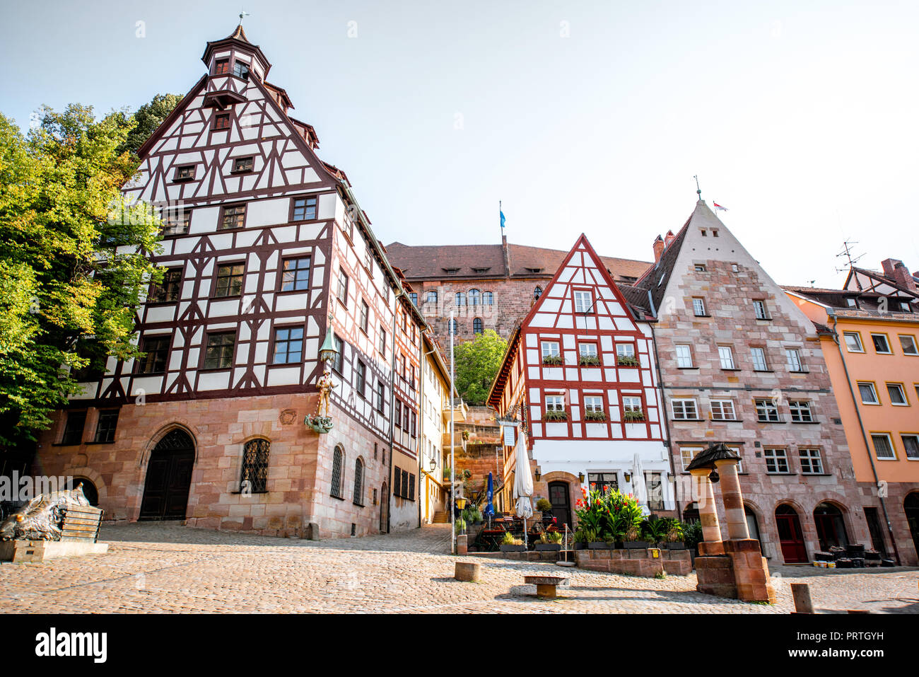Beautiful Half Timbered Architecture High Resolution Stock Photography ...